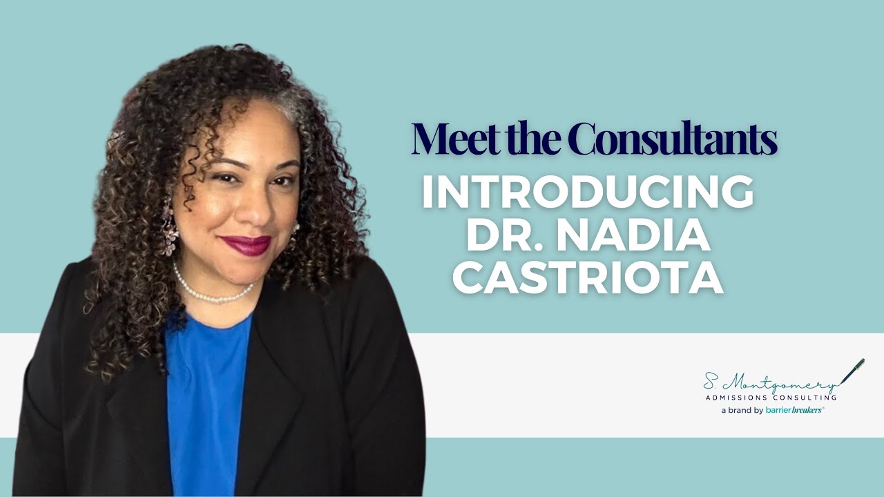 A Lifetime of Supporting Applicants: Meet Dr. Nadia Castriota, Law ...