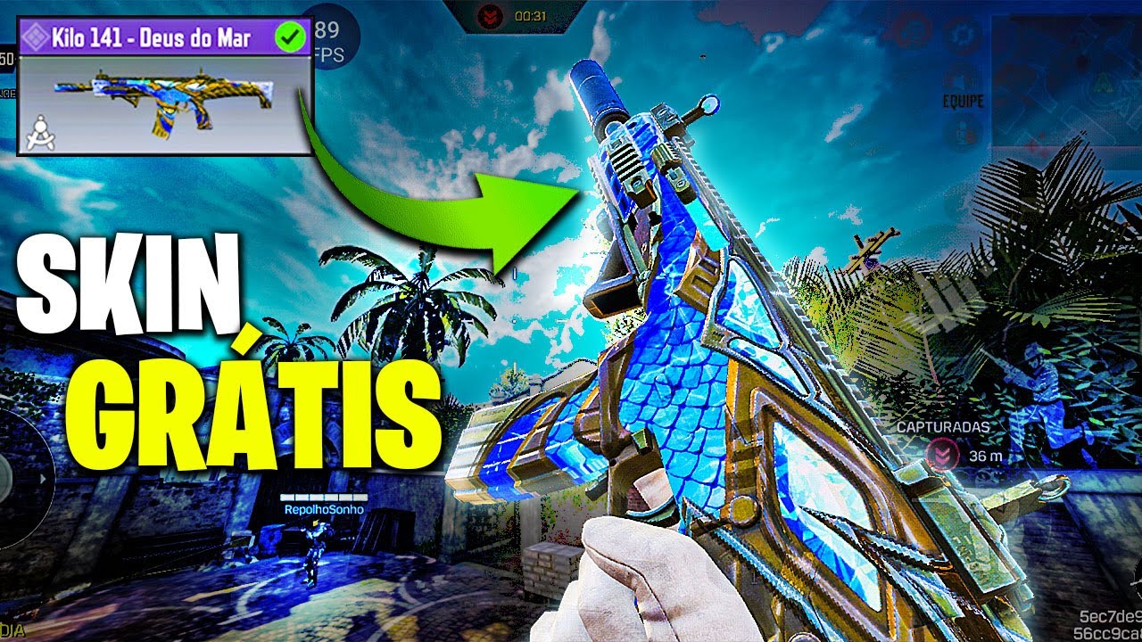 Peguei a SKIN GRÁTIS da Kilo 141 Guerra de Clãs - Gameplay Classe Para ...