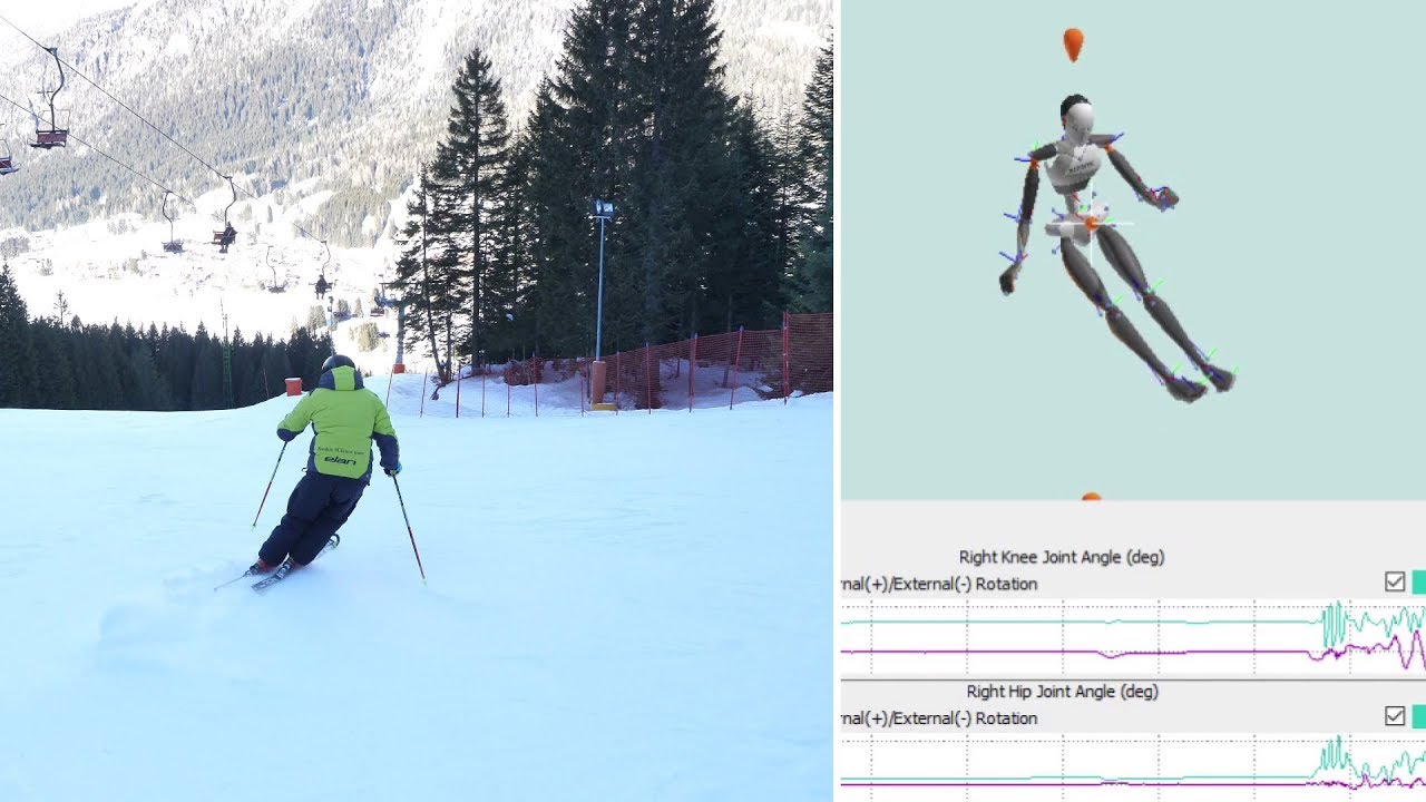 Scientific projects in alpine skiing using Xsens motion capture - YouTube