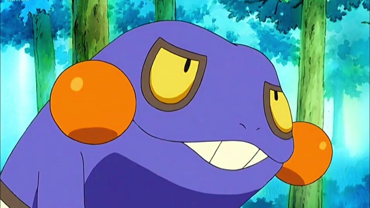 Brock captura Croagunk - YouTube