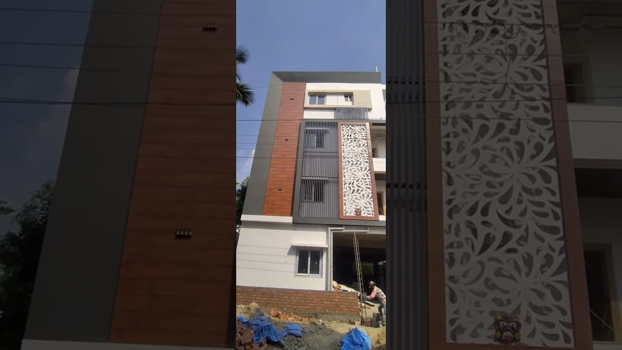 HPL WPC & lowers aluminium installation complete side 7893926726 - YouTube
