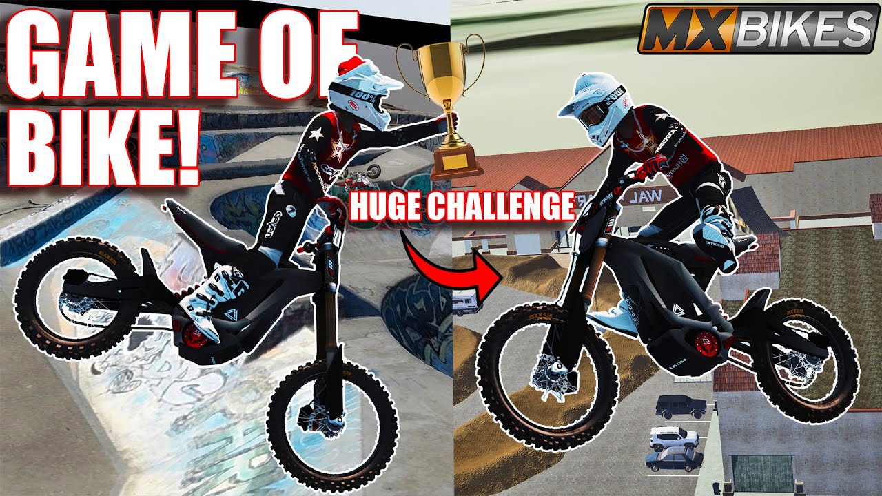 GAME OF BIKE ON THE NEW SURRON V2 BUT WE ADDED A HUGE TWIST... (MXBIKES ...