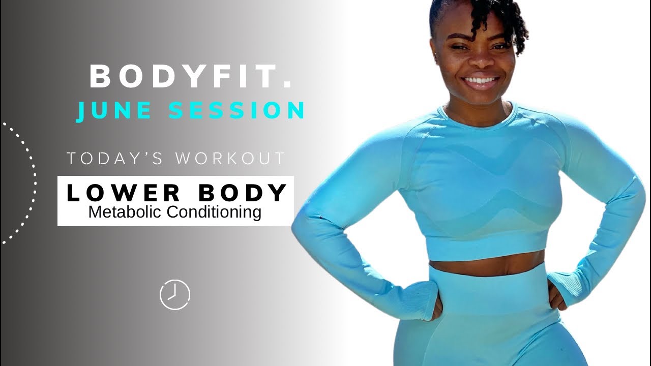 Lower Body MetCon Workout JUNE - YouTube