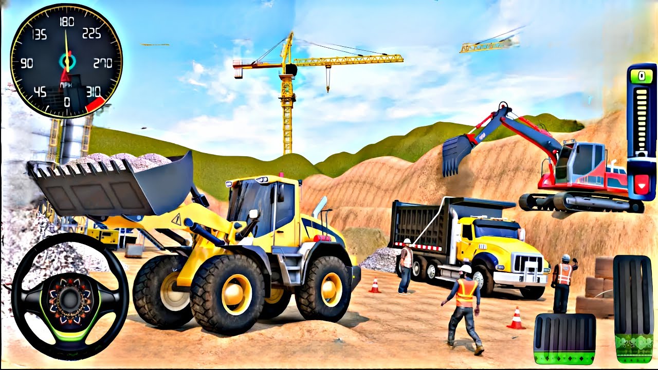 New City Road Construction Simulator game - Construction Game - Android ...