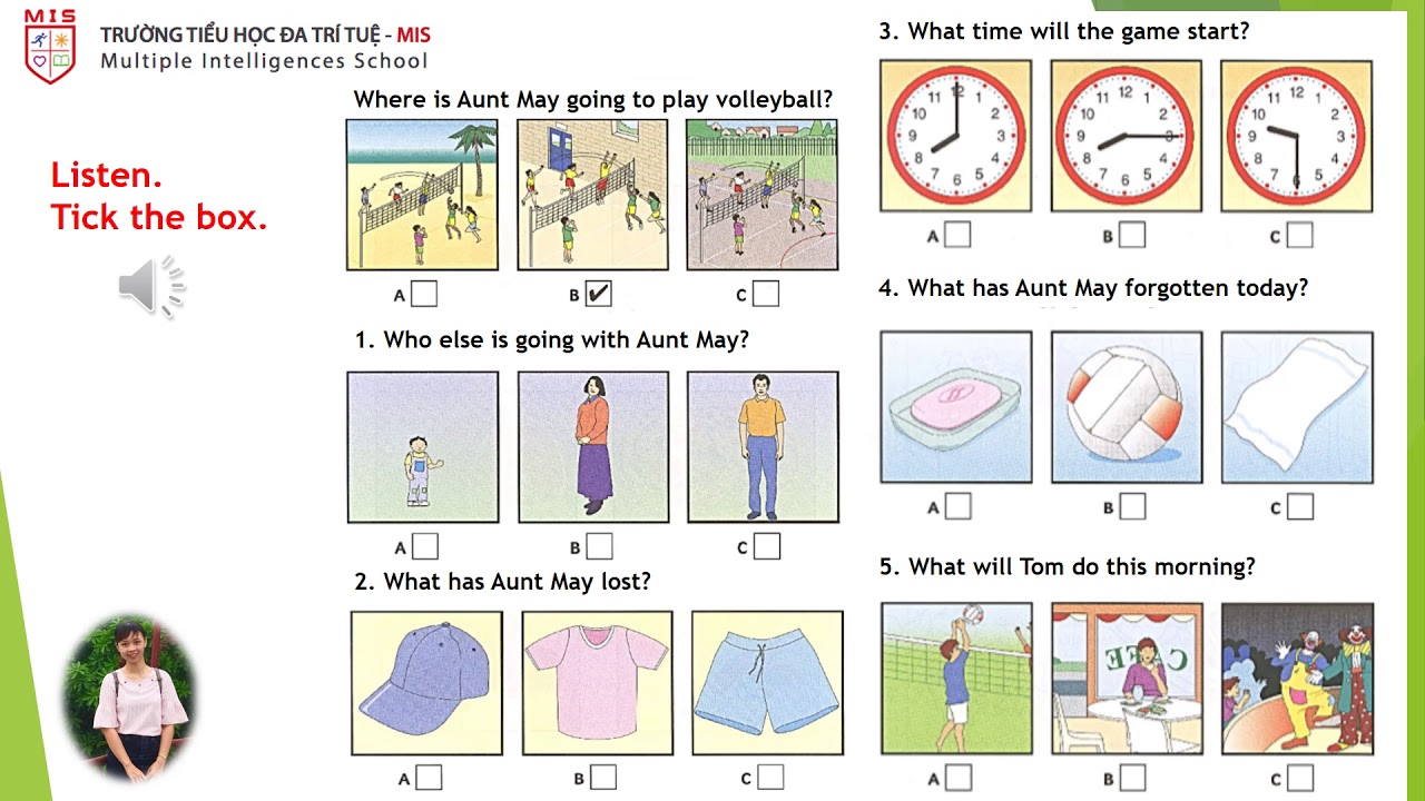 Grade 5 Flyer 5 test 1 part 4 - YouTube