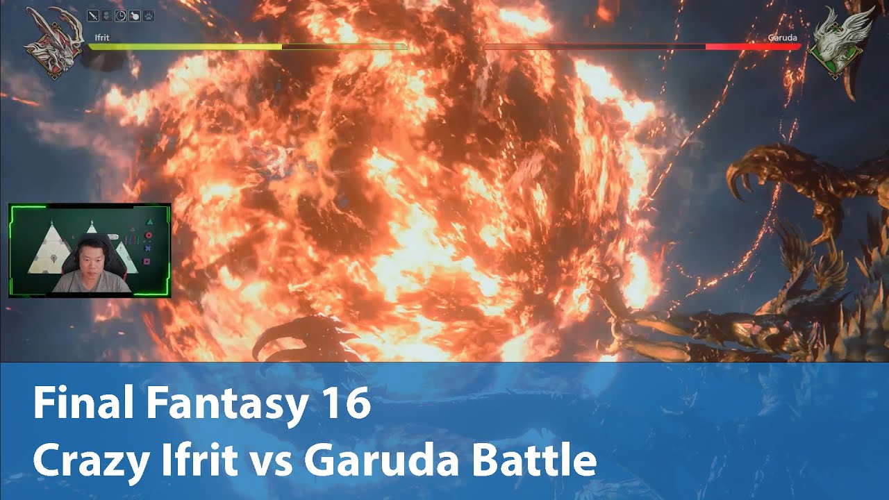 Ifrit vs Garuda Battle! | Final Fantasy 16 Episode 03 | Let's Play on ...