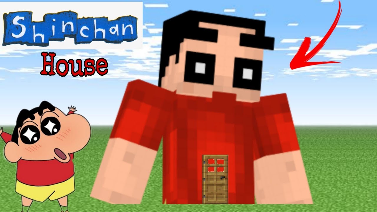 I Made Shinchan House in Minecraft in Hindi | Easy Tutorial | Shade ...
