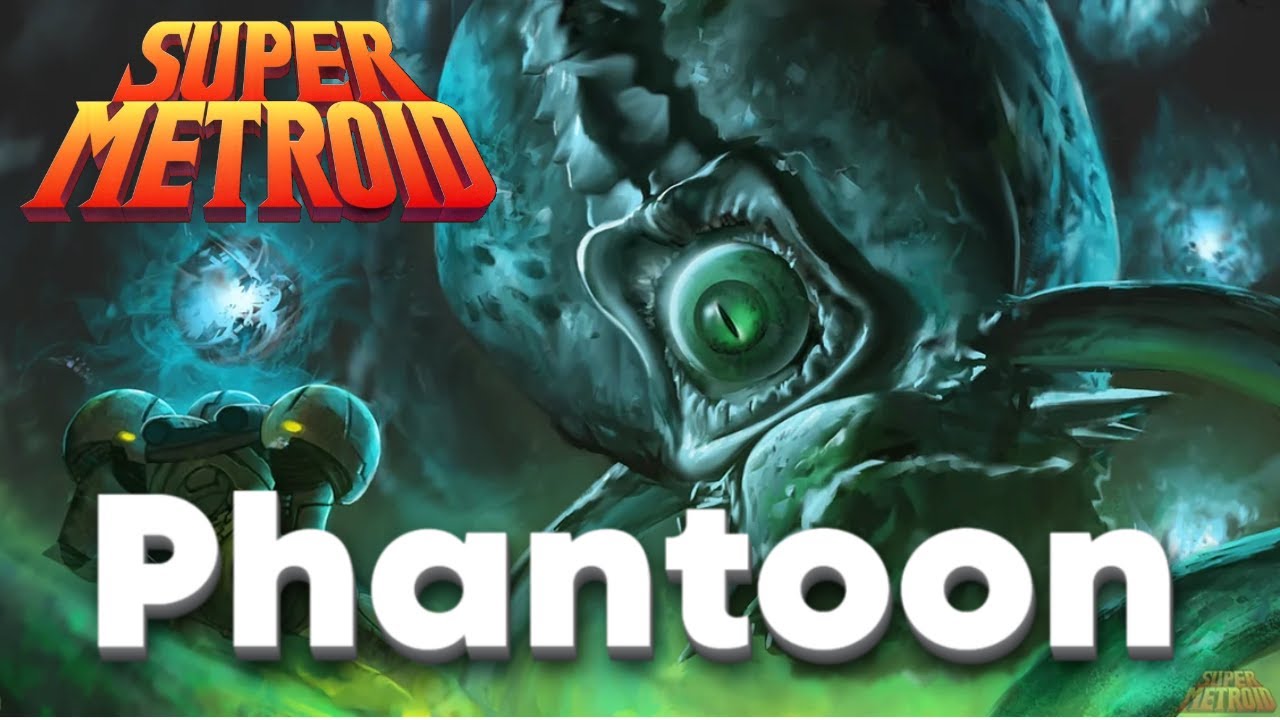 Super Metroid: Phantoon boss fight ~ The ghost of the wrecked ship ...
