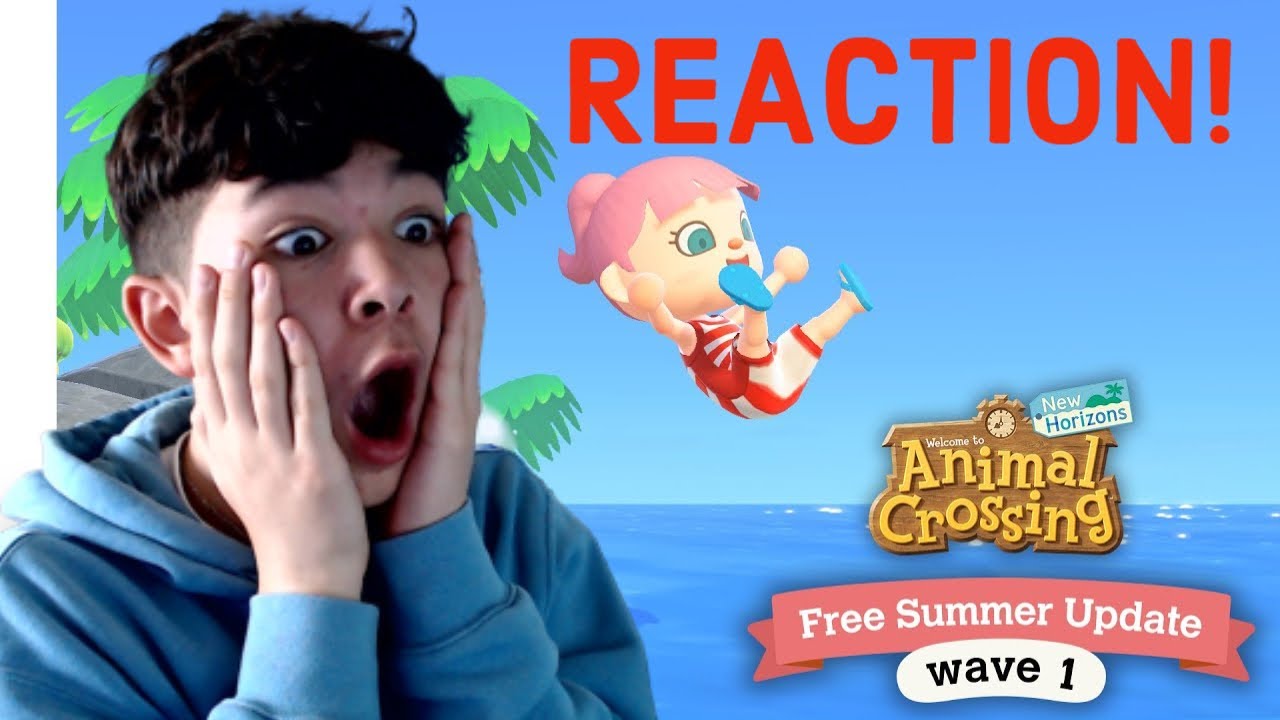 ANIMAL CROSSING: NEW HORIZONS WAVE 1 UPDATE TRAILER REACTION VIDEO ...