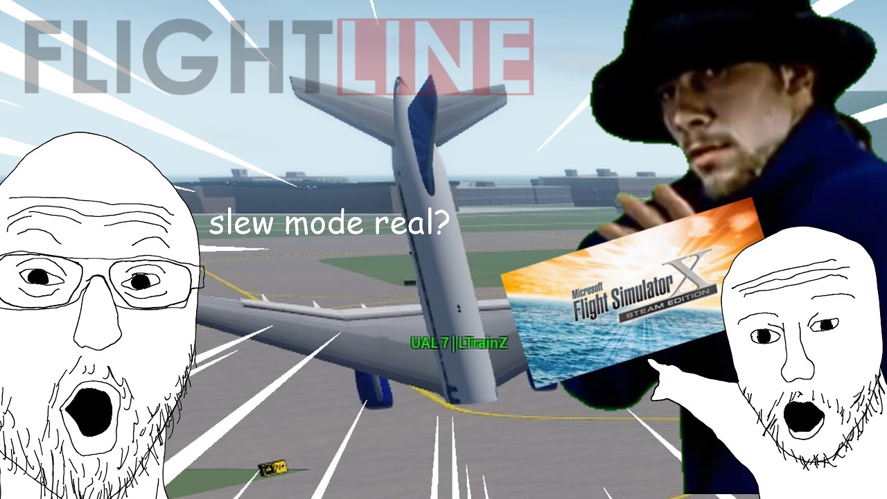 When you use slew mode in FLIGHTLINE - YouTube