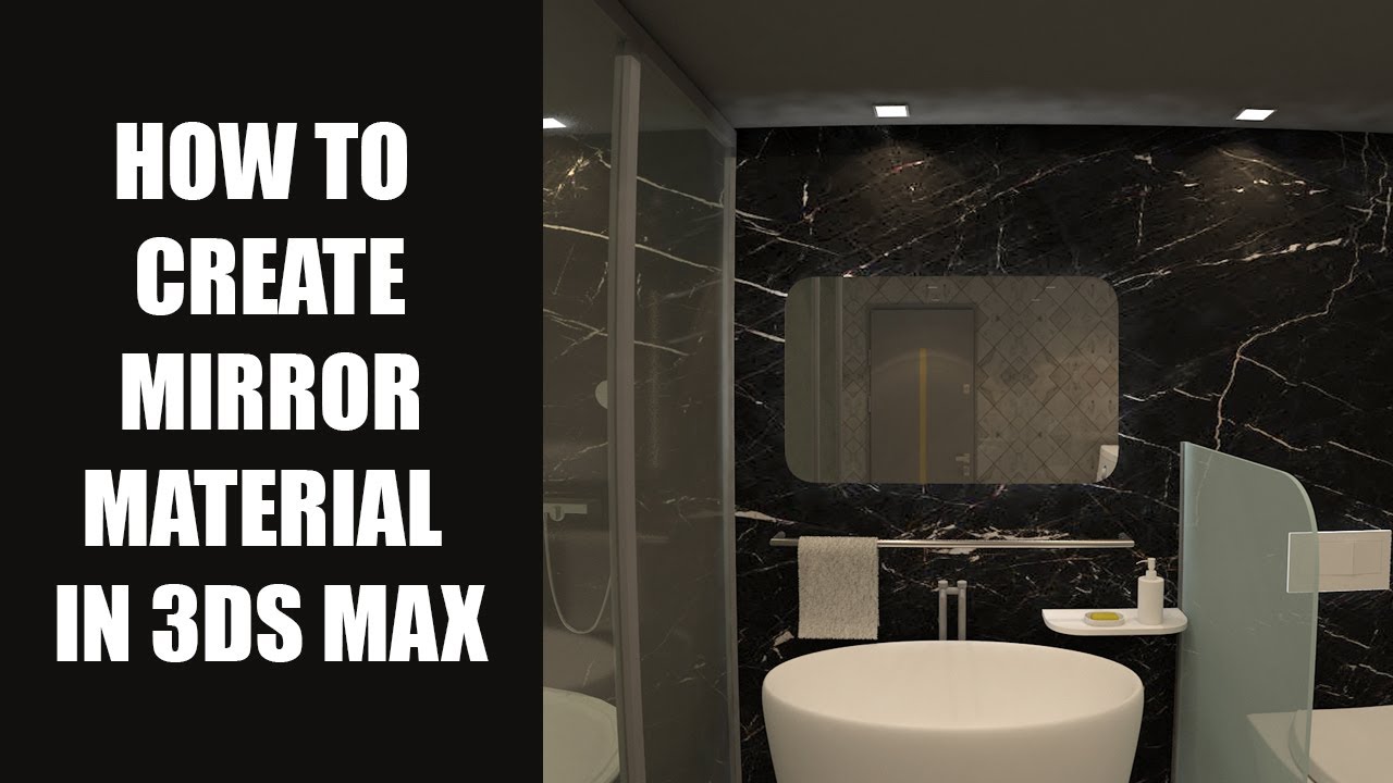 How to Create Mirror in 3ds max - YouTube