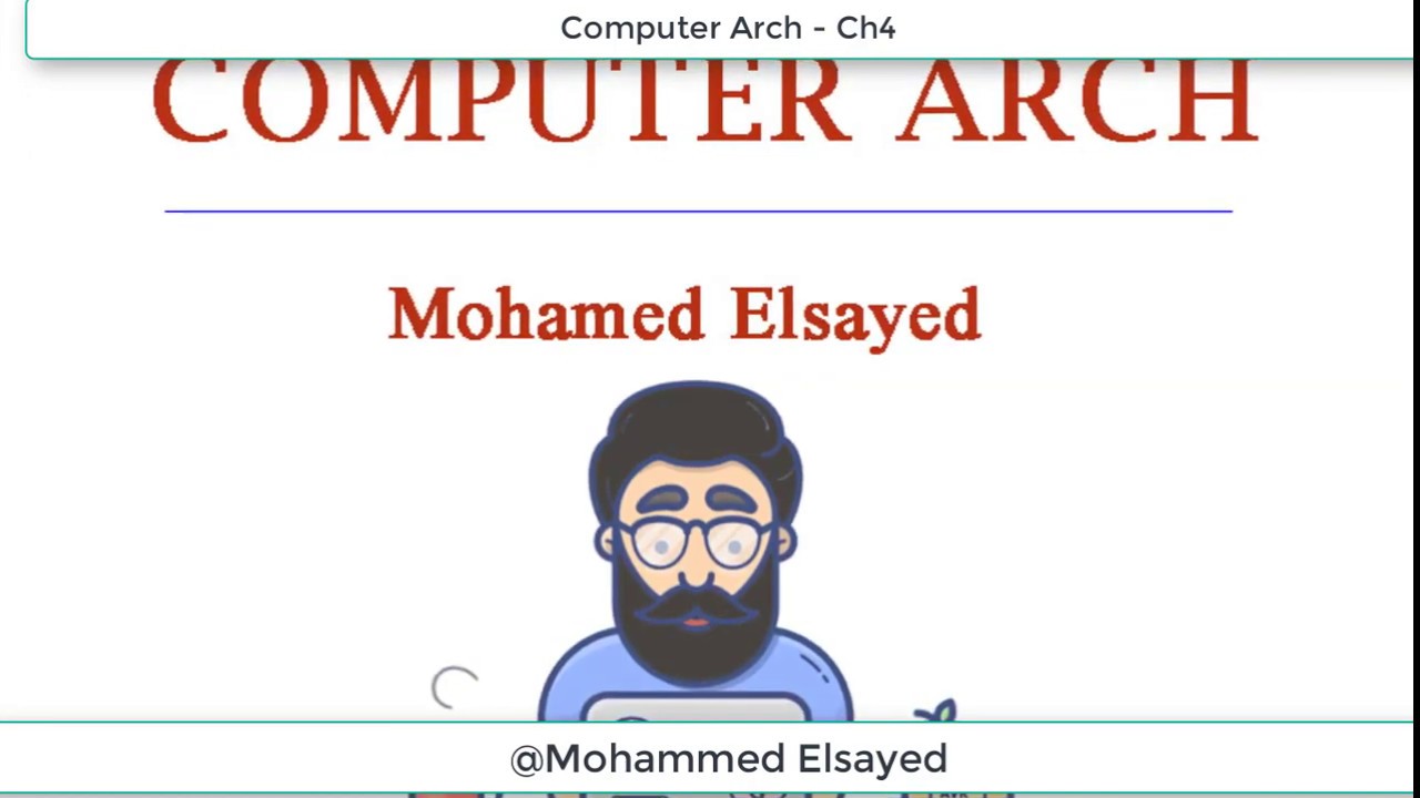 Comp Architecture - chapter 4 - part 7 - YouTube