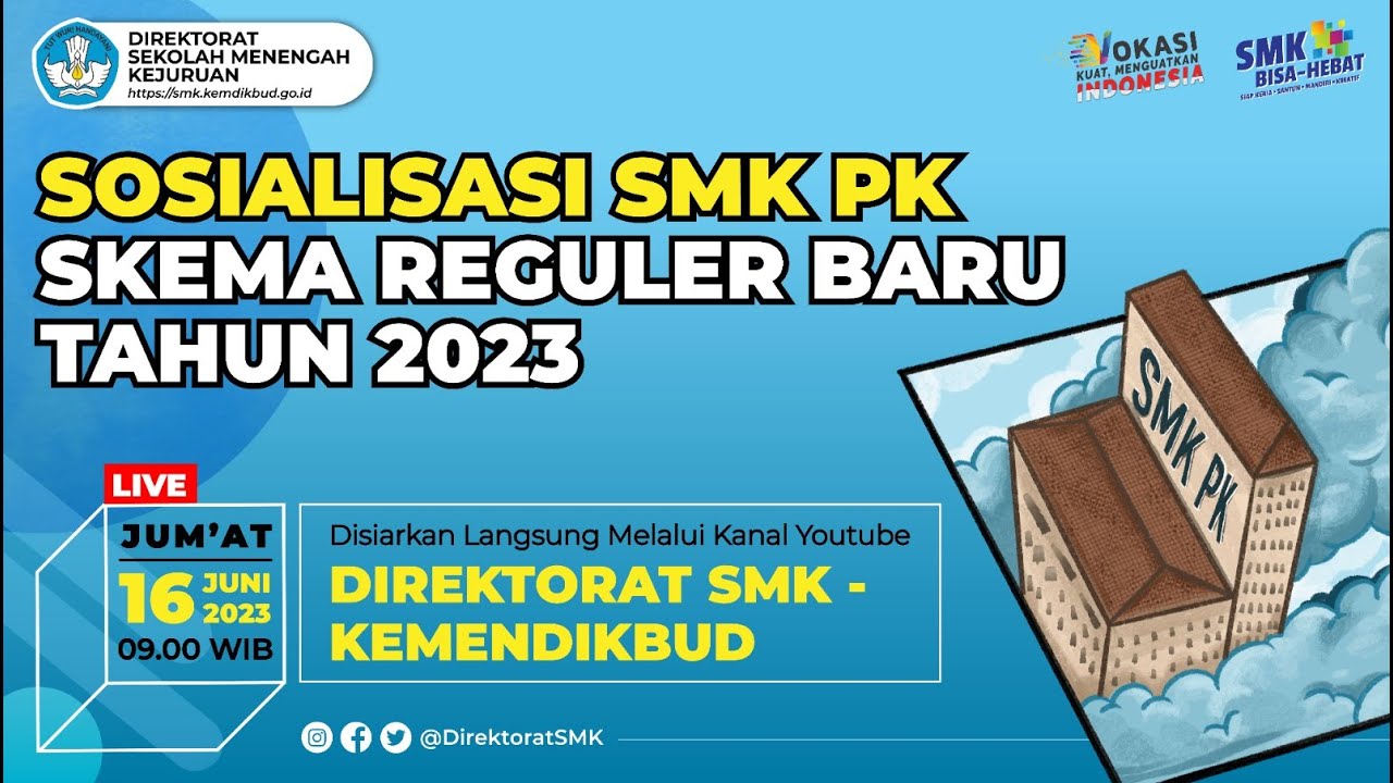 Sosialisasi Pendaftaran Program SMK Pusat Keunggulan Skema Reguler Baru ...