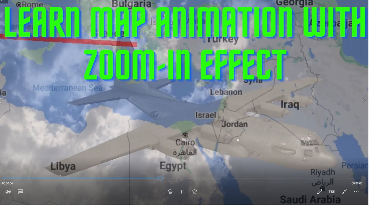 Map Animation | Map Animation After Effects | After Effects Map Zoom ...