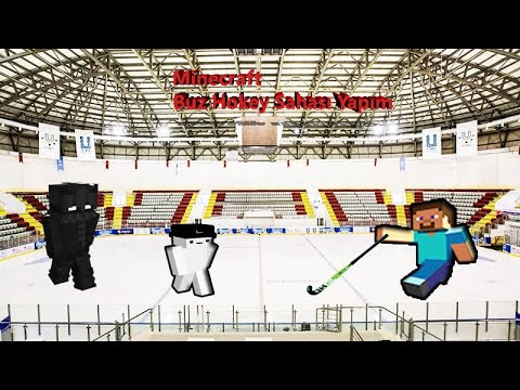 Minecraft Arkadaşlarınla Oynıyabilecegin Buz Hokeyi Sahası Yapımı