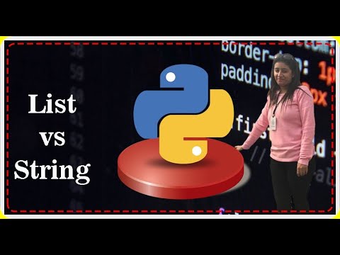 List vs String: Python - YouTube