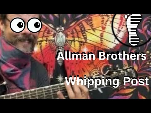 Whipping Post HOW TO PLAY GUITAR lesson tutorial #wagohowardhanahou # ...