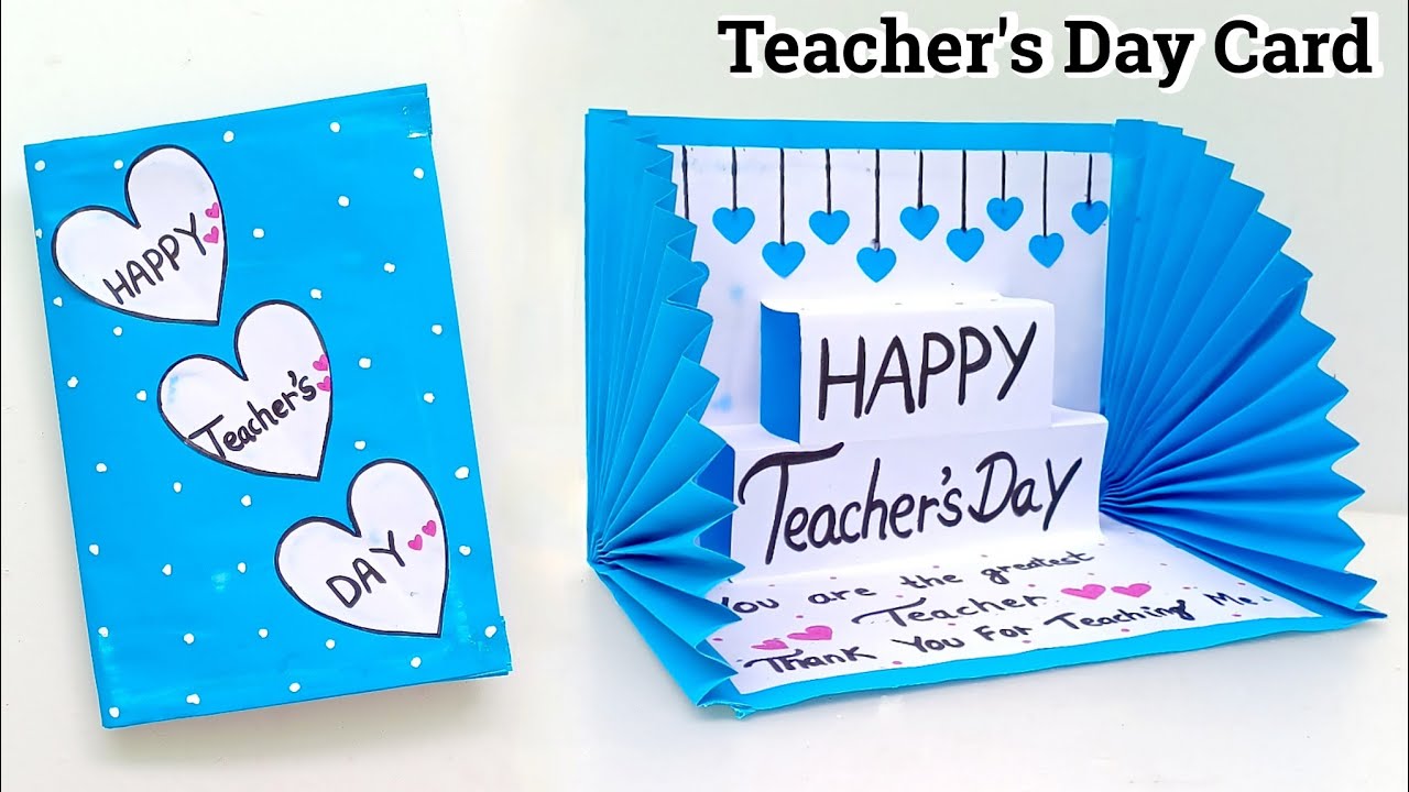 DIY : Beautiful Teacher's Day Card 2025 • how to make teacher's day ...