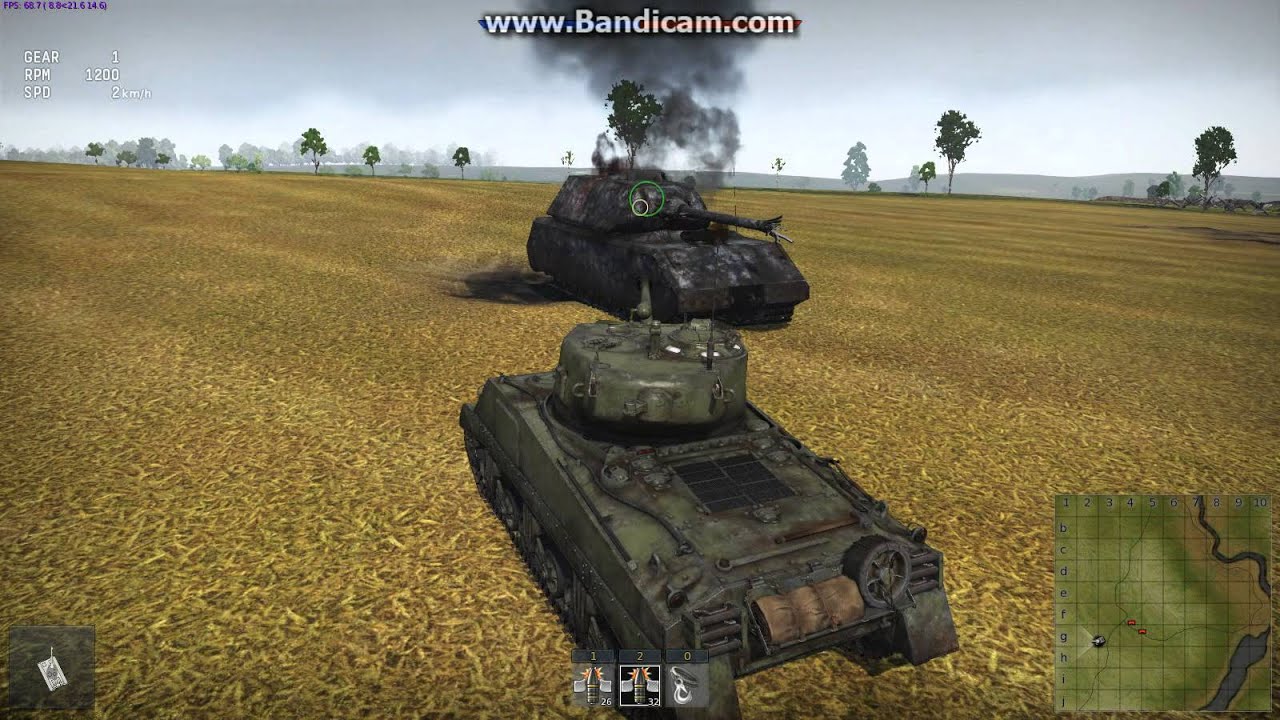 How to destroy the German Maus with one shot in War Thunder - YouTube