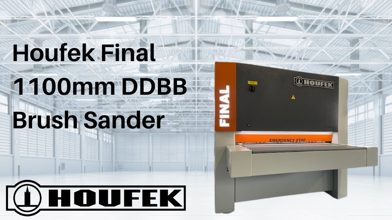 Houfek Final 1100 DDBB Brushing Sander for Cabinet and Shaker Doors ...