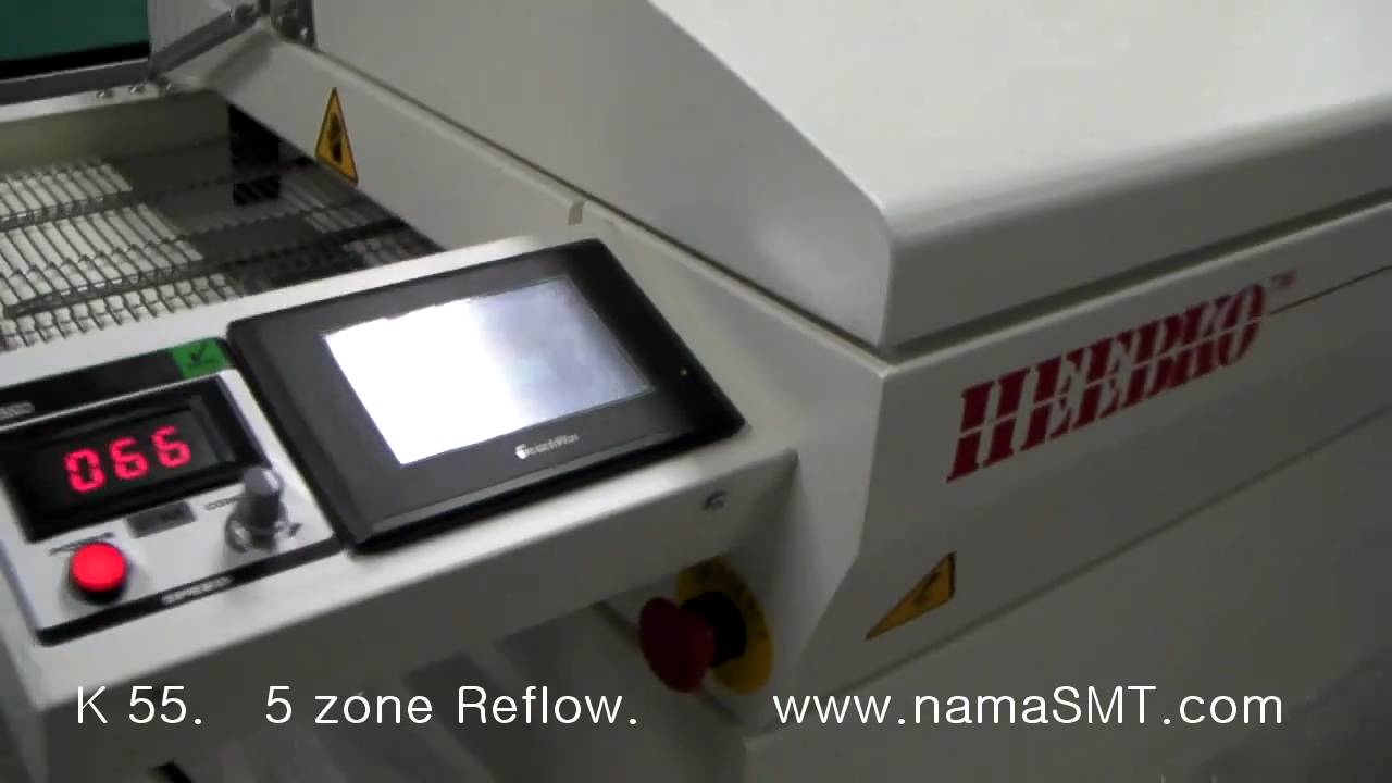 Reflow 5 zone small Oven - YouTube