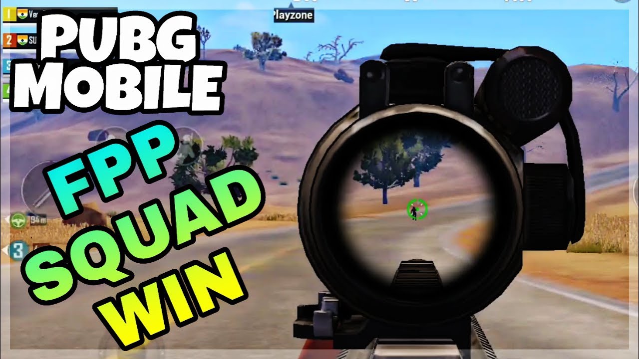 PUBG MOBILE FPP SQUAD CHICKEN DINNER | FPP MODE SQUAD WIN GAMEPLAY ...