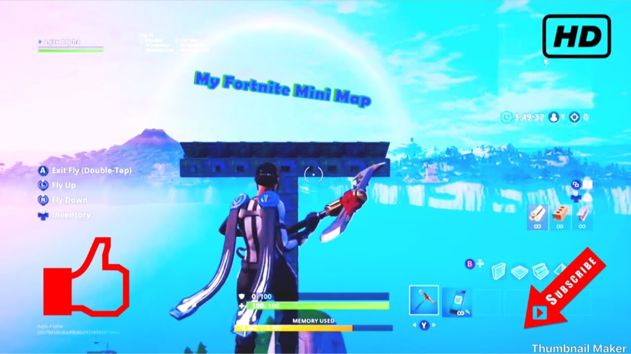 My Fortnite Mini Map! - YouTube
