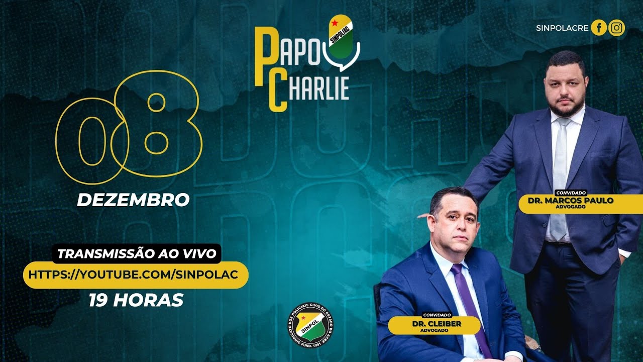 PAPO CHARLIE #019 - DR. CLEIBER e DR. MARCOS PAULO - YouTube