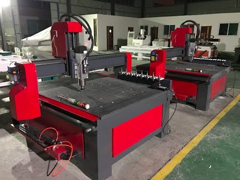 HG-1212 ATC CNC Router Machine linear tool magazine with NK105G3 ...