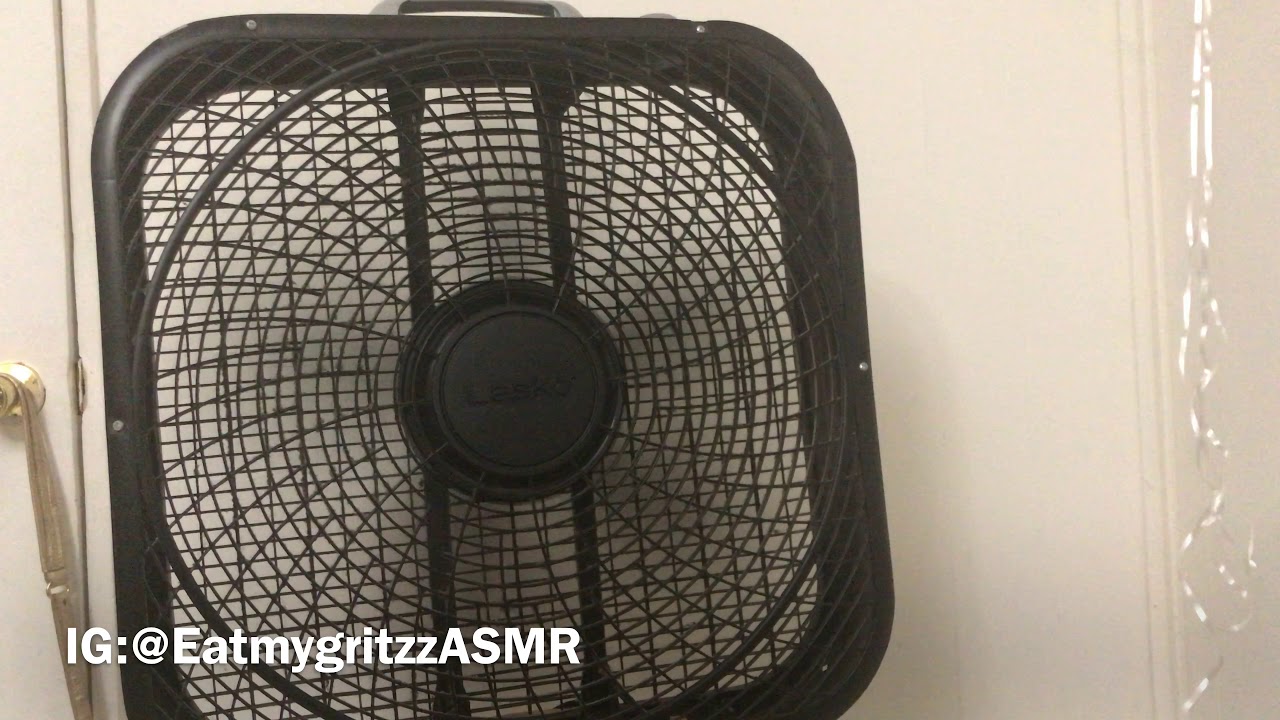 ASMR Big Black Mesmerizing Box Fan Sounds - YouTube