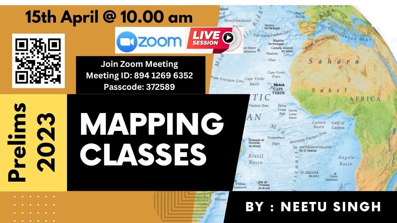 MAPPING CLASSES PRELIMS 2023 ( WORLD) I NEETU SINGH - YouTube