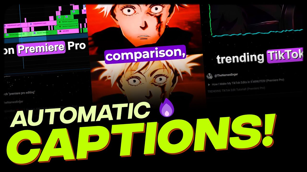 How I Make ANIMATED Captions on Premiere Pro using FireCut AI! - YouTube