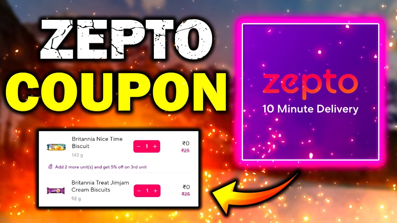 Zepto Referral Code | Zepto Coupon Code Today || Zepto Coupon Code ...