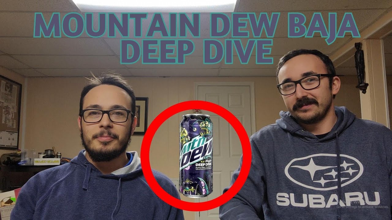 Mountain Dew Baja Deep Dive Taste Test (Ft. Dr. Dew) - YouTube