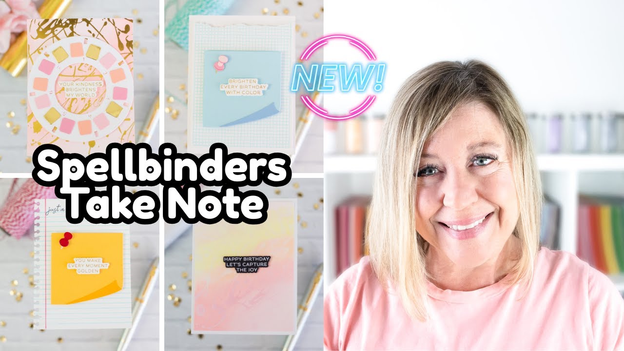 NEW Spellbinders Take Note Collection - YouTube