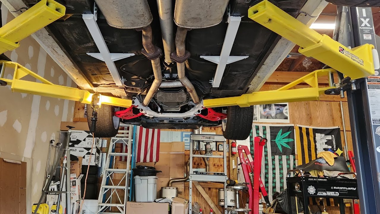 BBK bolt in subframe connectors foxbody convertible mustang....aod is ...