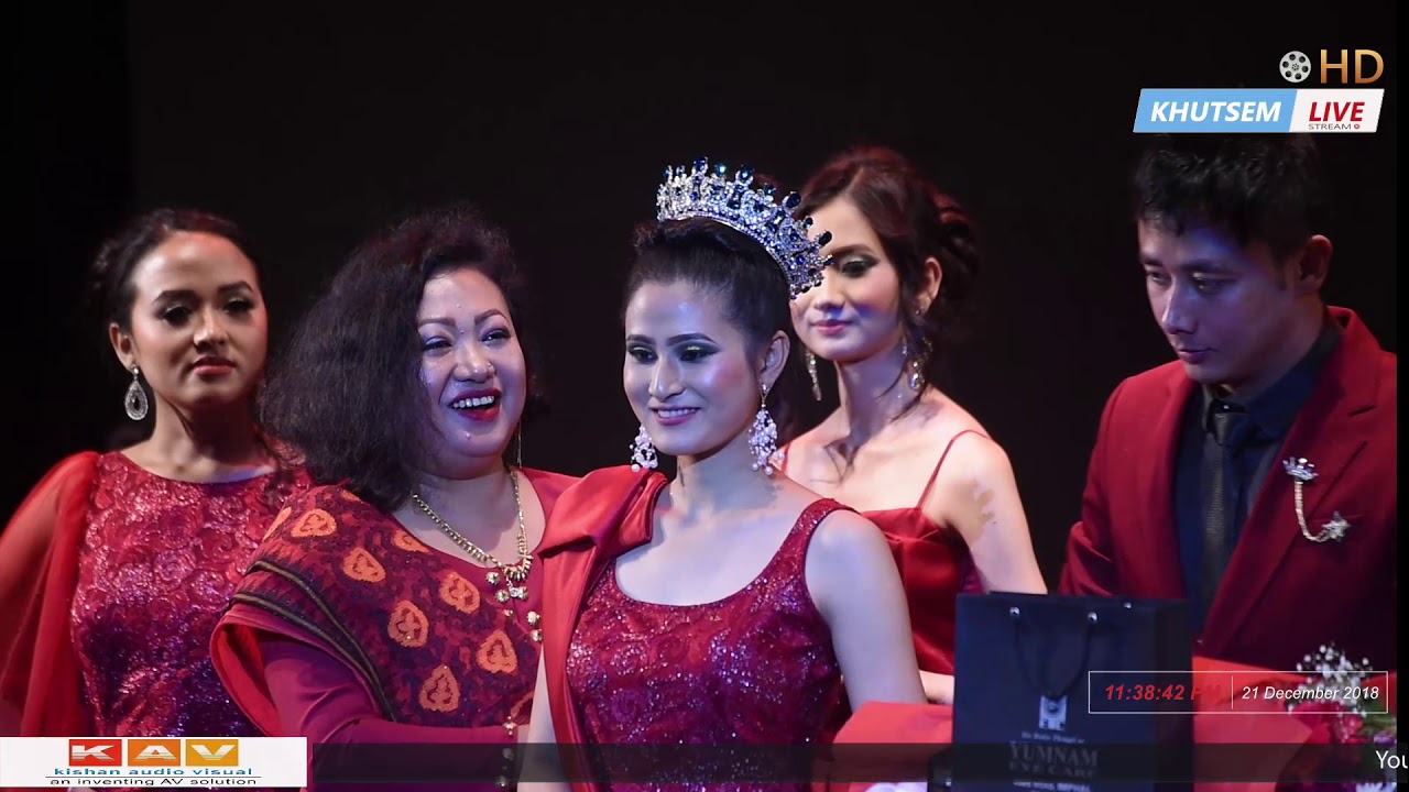 Miss Manipur, 1st & 2nd Runners Up | Crowning - YouTube