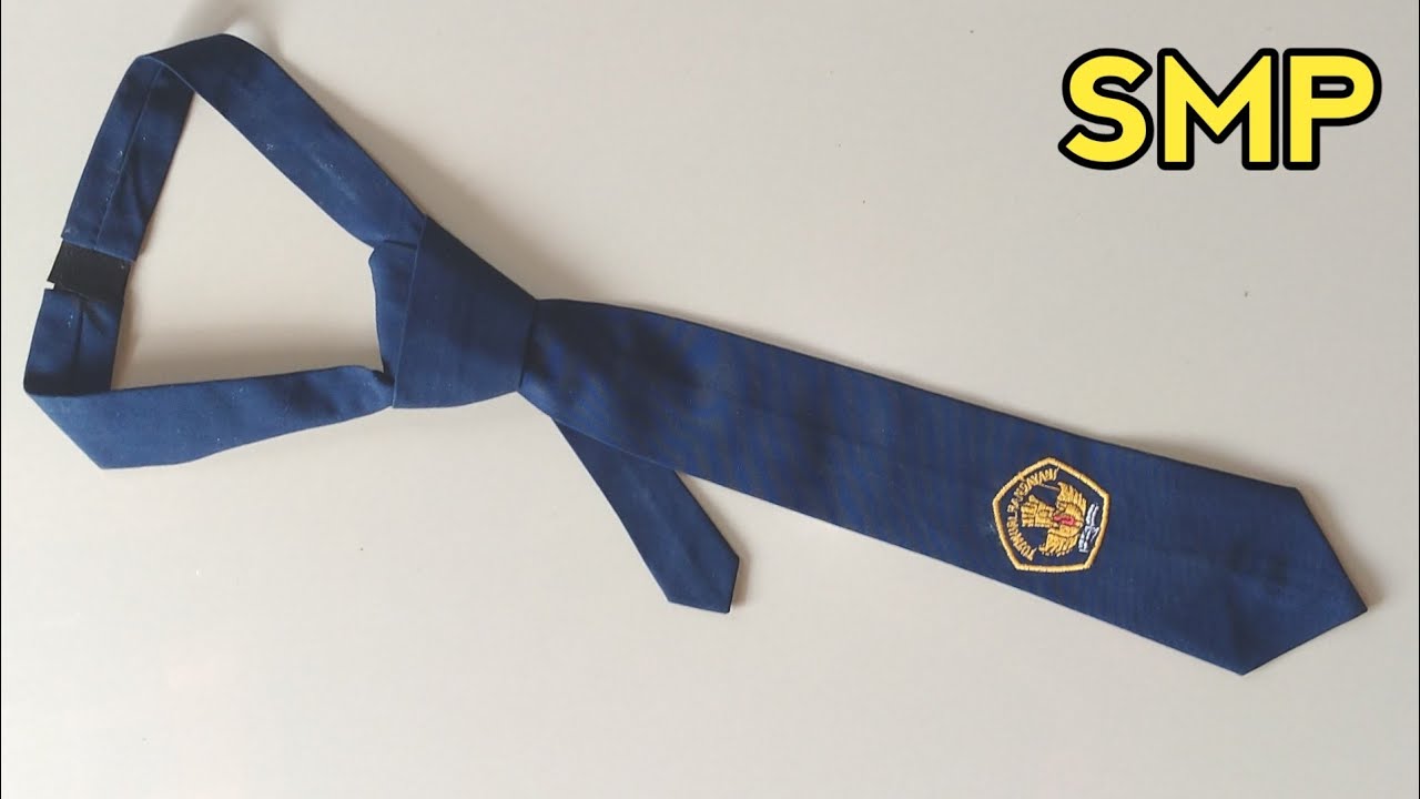 CARA MEMAKAI DASI SMP YANG SIMPEL, MUDAH, DAN RAPI - YouTube