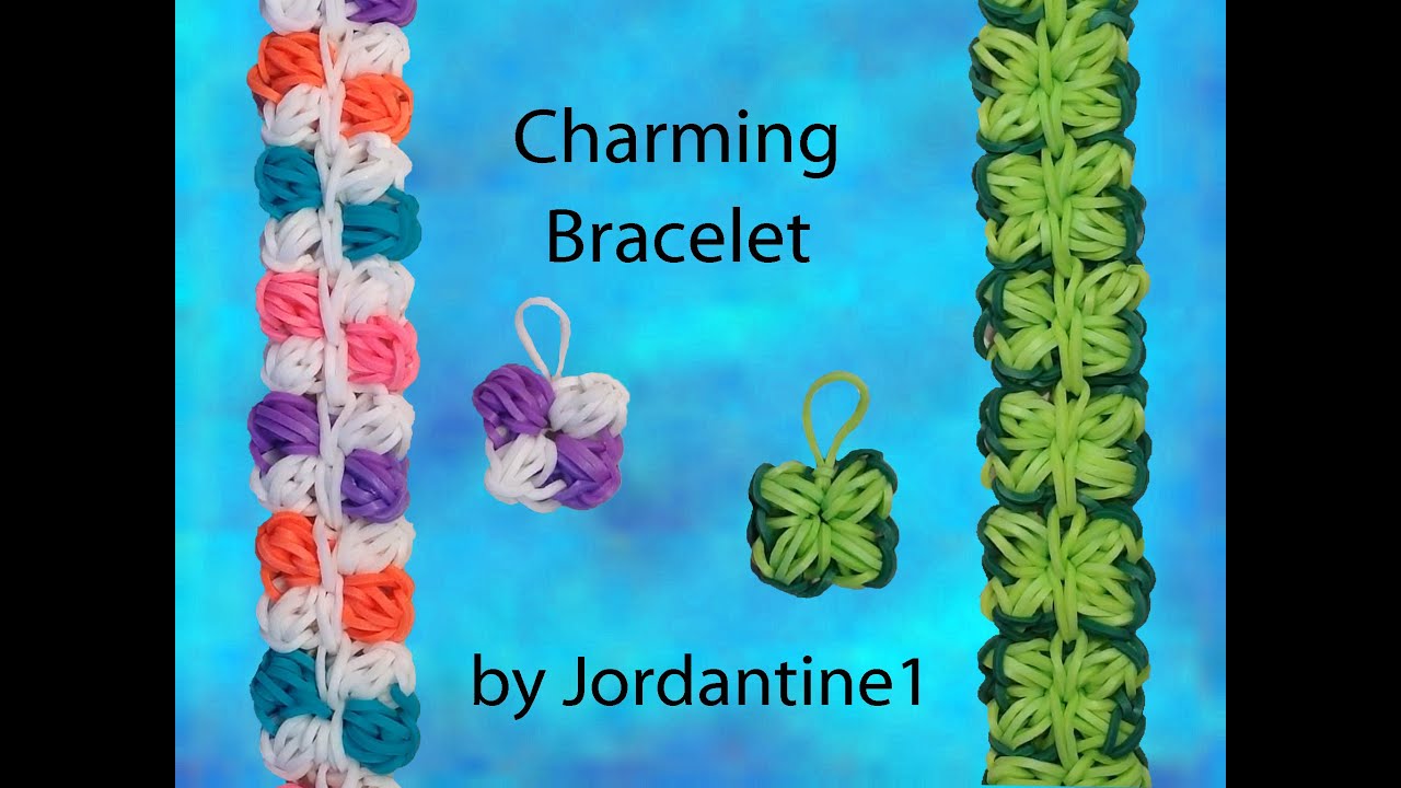 New Charming Bracelet or Charm - Hook Only - Loomless - Rainbow Loom ...
