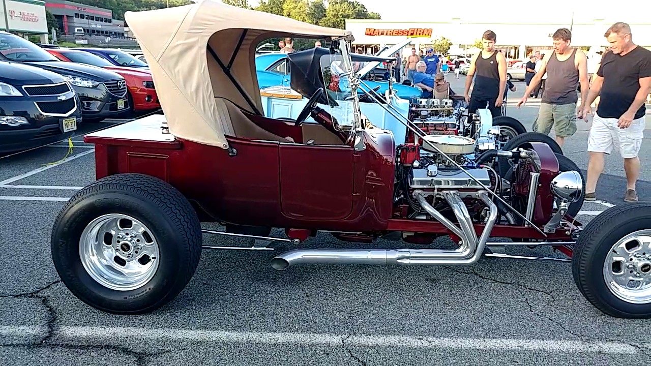 1923 FIRE RED FORD T BUCKET CONVERTIBLE KIT CAR - YouTube