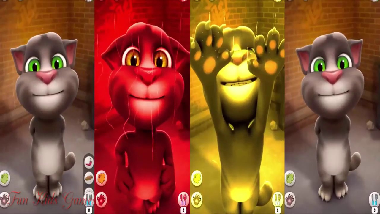 Learn Colors with My Talking Tom Colours for Kids Animation Education ...