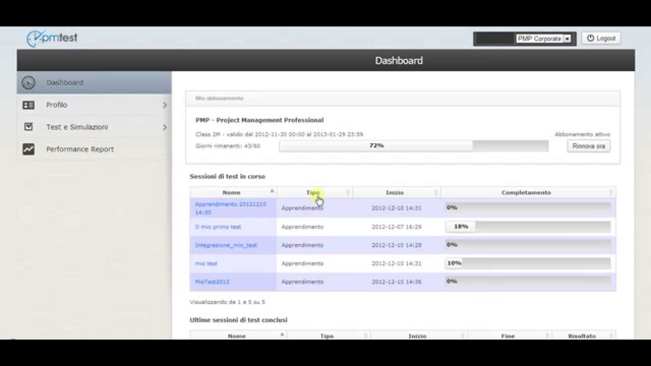 PMTest - Login e password - YouTube