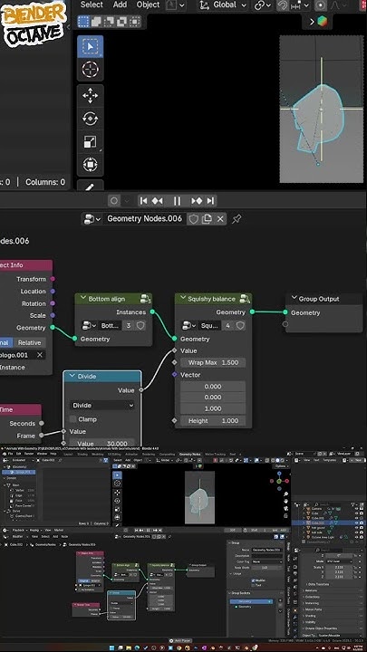 👀Octane Blender " Geometry node animation" - YouTube