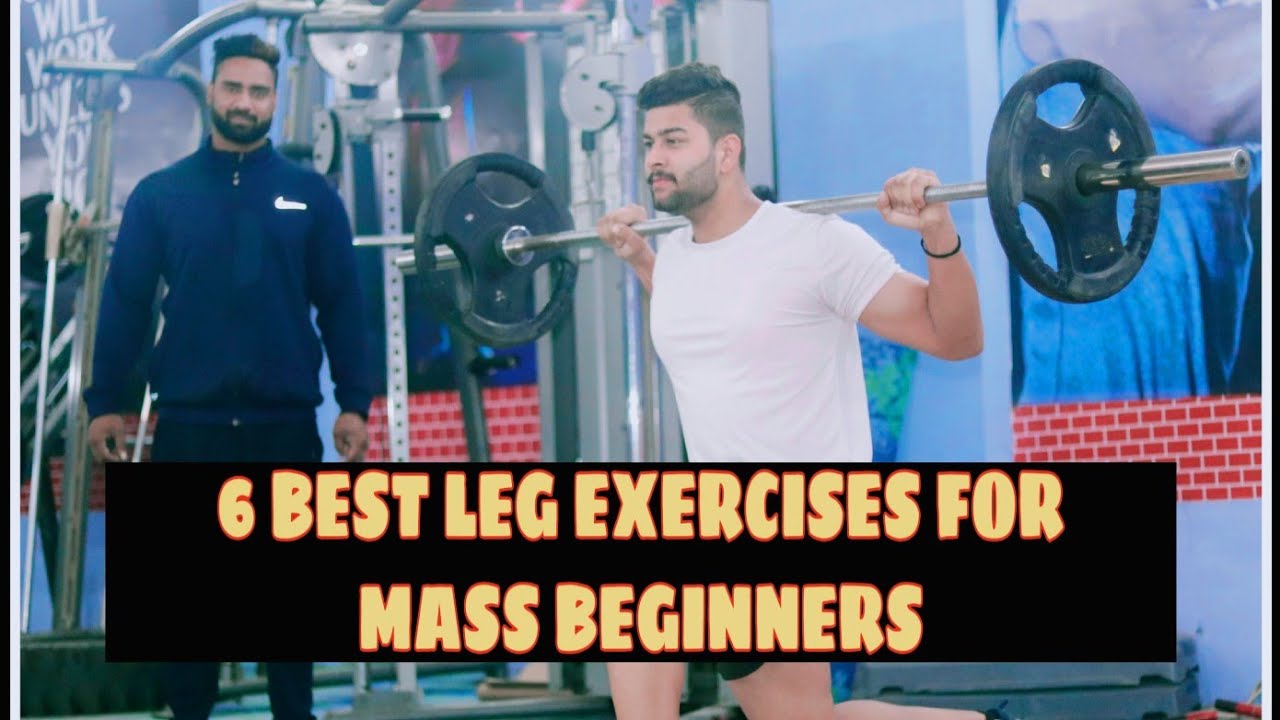 Basic legs workout for beginners, for mass - YouTube