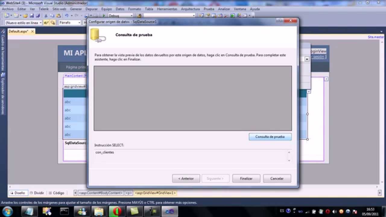 Modificar Y Eliminar Datos De Un Gridview Asp Net Youtube