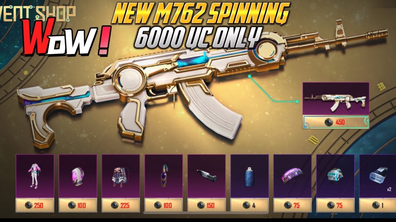New M762 Creat opening 6K UC in PUBG Mobile | New New BARAL - YouTube