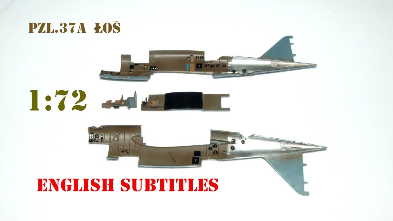 Episode 103. Fly Model PZL.37A Łoś. Part 2. Interior. - YouTube