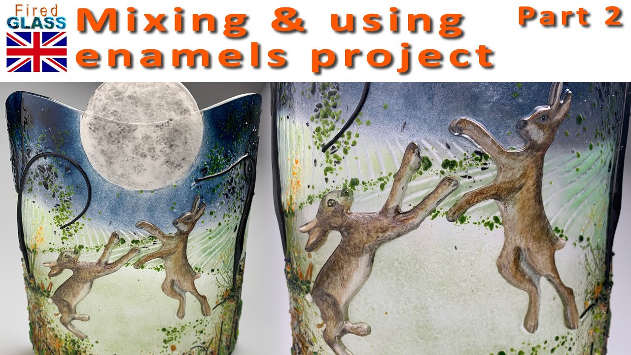 Mixing & painting with enamels step by step project part 2 of 2 - YouTube