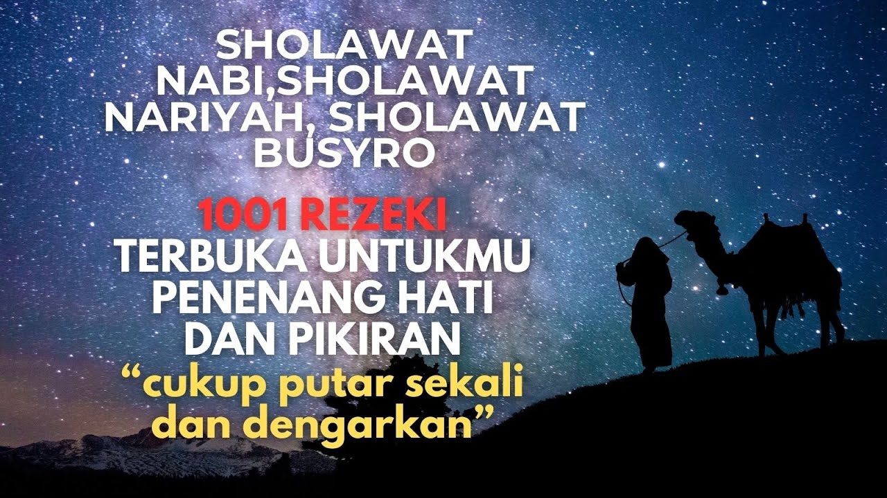 PUTAR SEKALI‼️ Kumpulan Sholawat Nabi Merdu | 100 Ribu Malaikat Turun ...