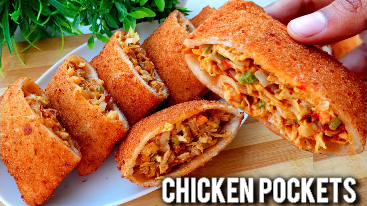 (Ramadan Special) Chicken Pocket Recipe ️ l New Recipe l Iftar special ...